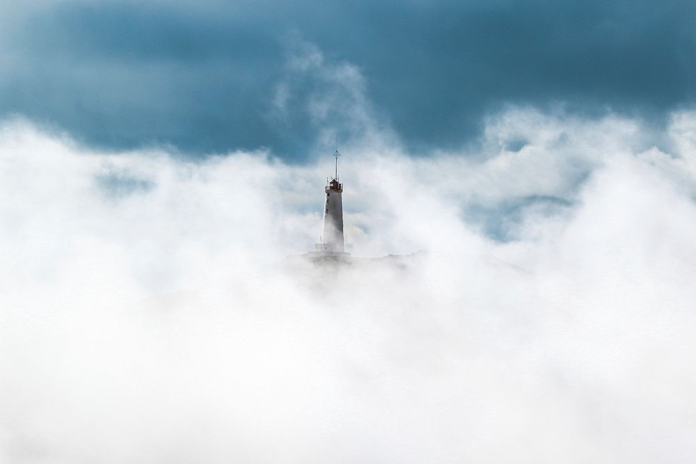 Lighthouse in the fog | Free Photo - rawpixel