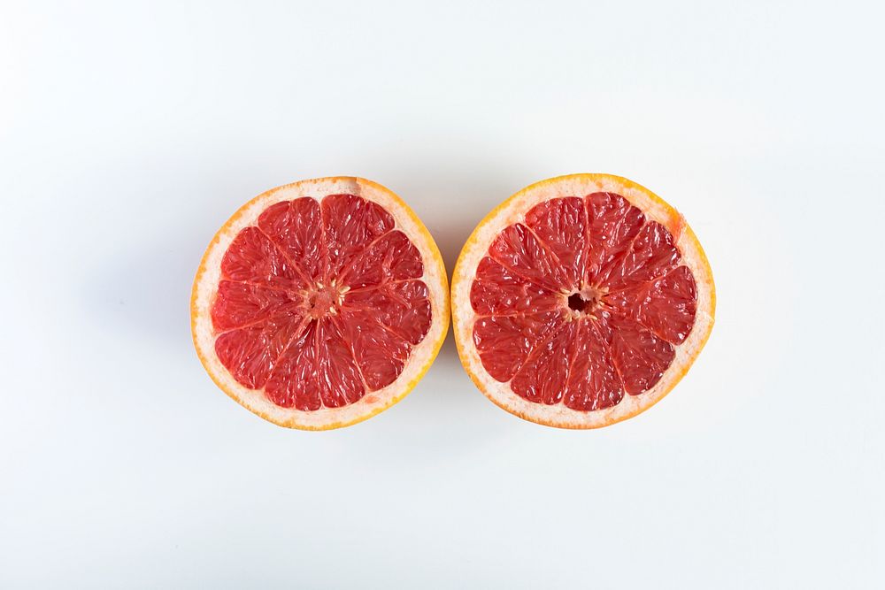 Grapefruit cut in halves | Free Photo - rawpixel