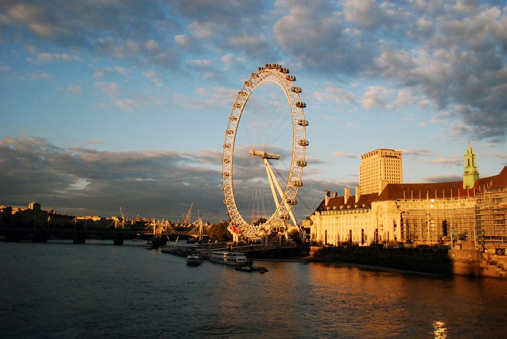 London Eye at Sunset. | Free Photo - rawpixel