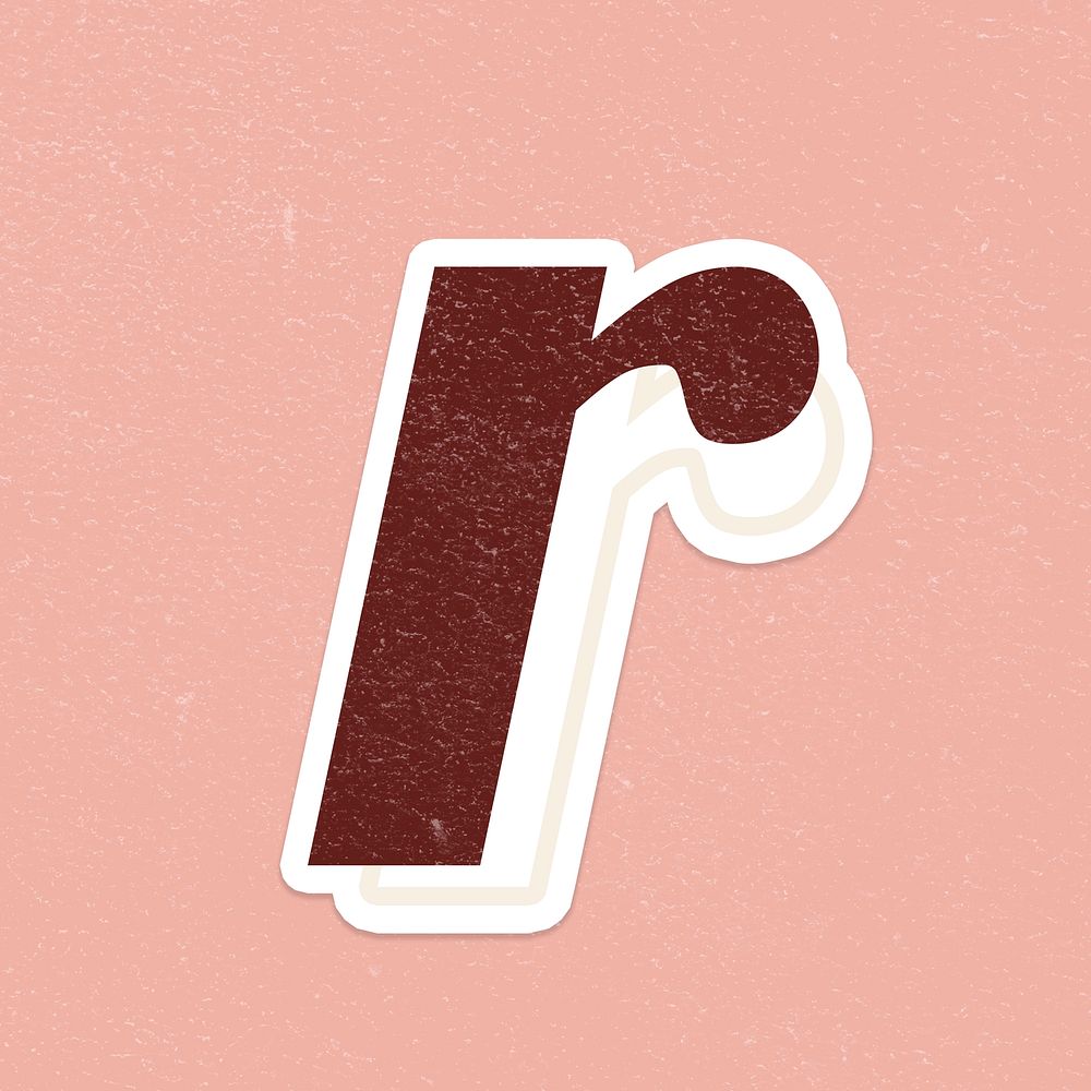 Letter R font printable a to z | Free PSD - rawpixel