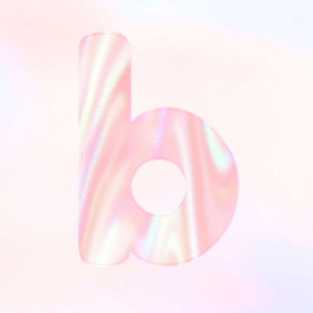 Shiny letter b psd alphabet | Free PSD - rawpixel