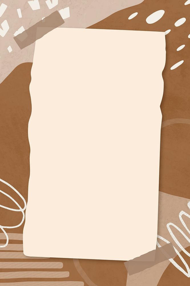 Paper note frame psd on beige | Free PSD - rawpixel