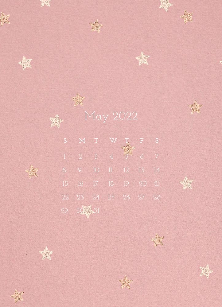 Cute 2022 May calendar template, | Free Vector Template - rawpixel