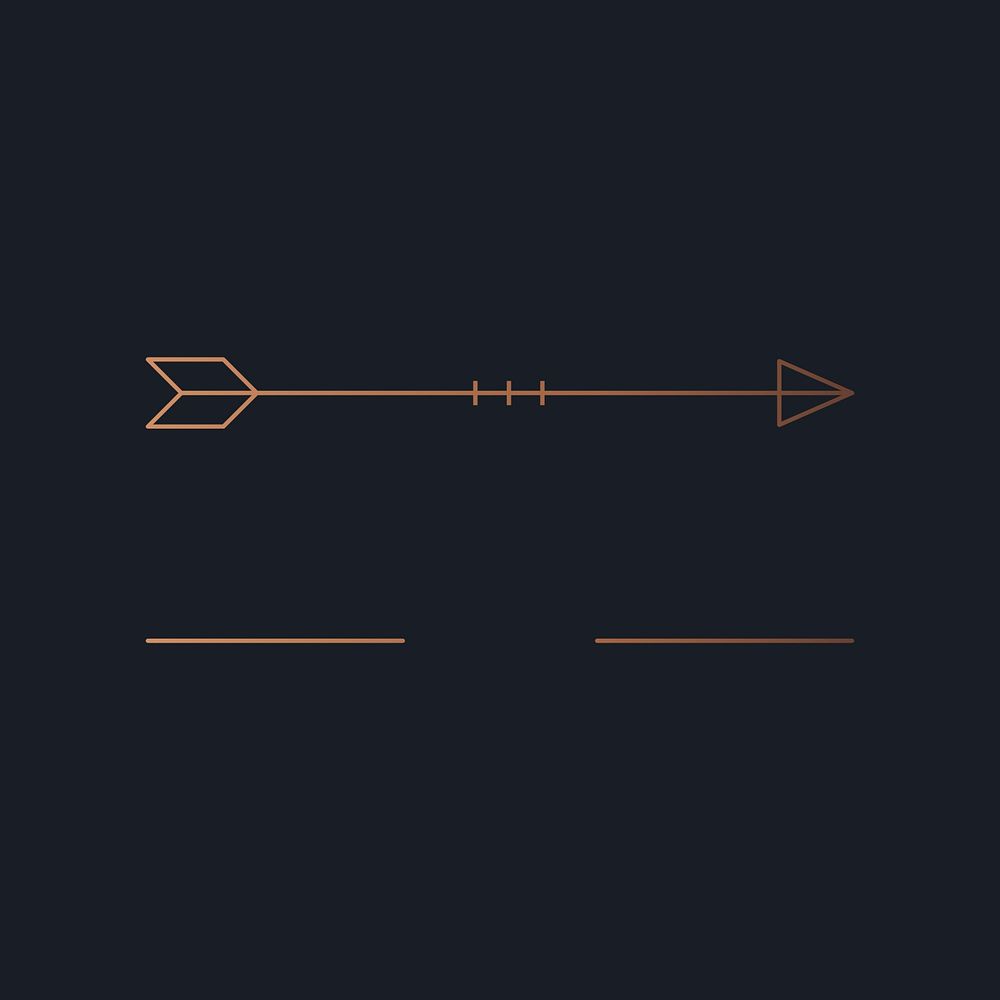 Aesthetic arrow logo element, simple | Free Photo - rawpixel
