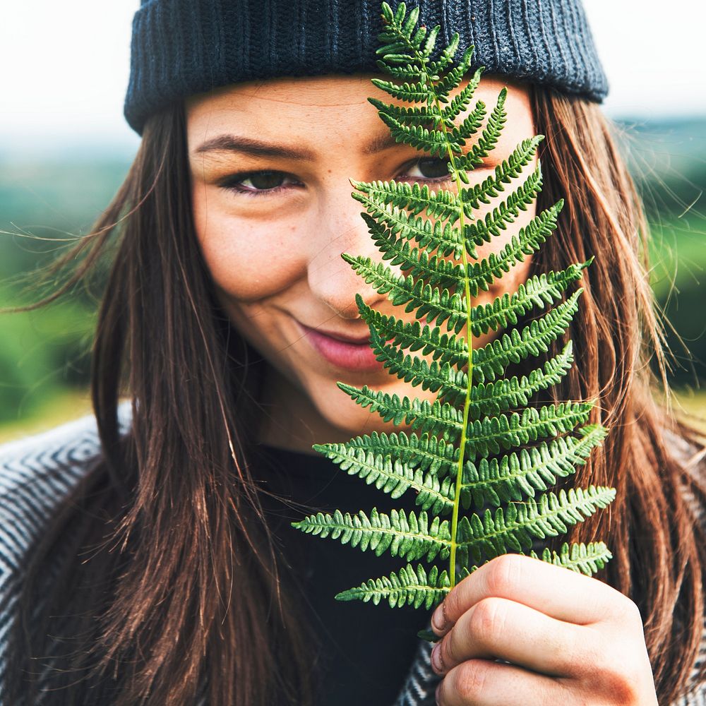 Woman enjoying the nature | Premium Photo - rawpixel