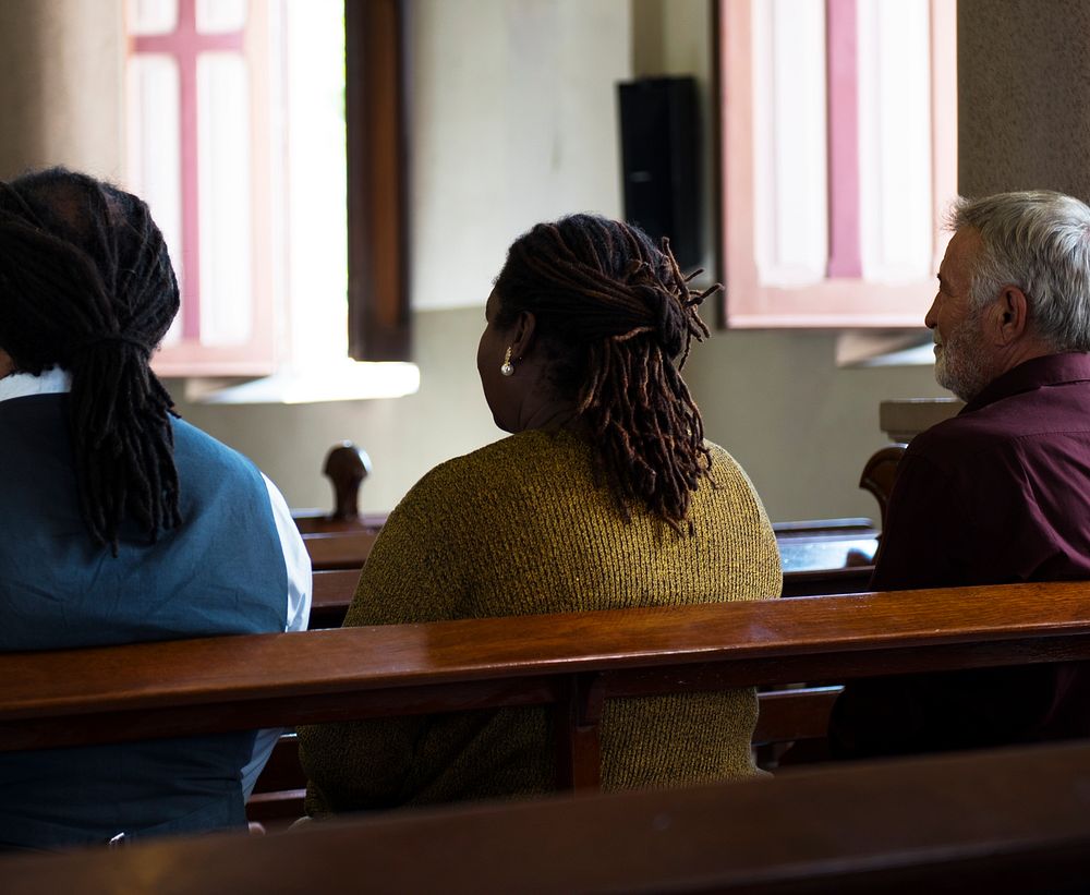 Group of religious people in a church | Premium Photo - rawpixel