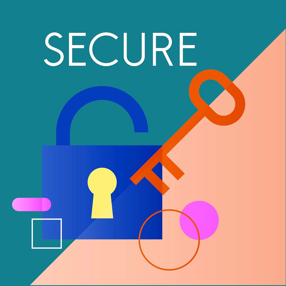 Illustration of security lock | Premium Vector - rawpixel