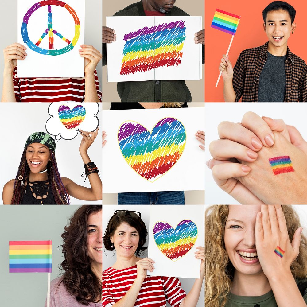 Collage of people with LGBT | Premium Photo - rawpixel