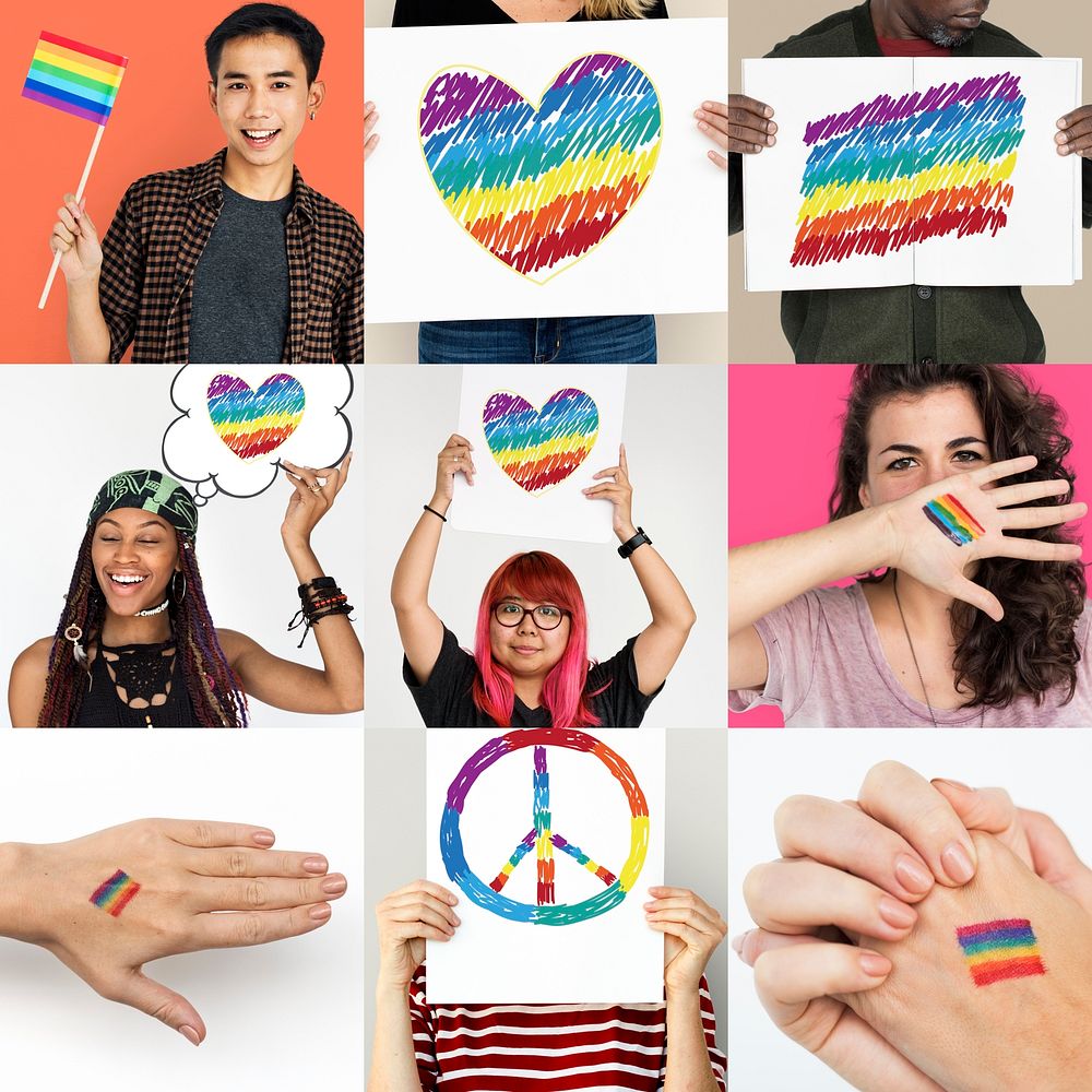 Collage of people with LGBT | Premium Photo - rawpixel
