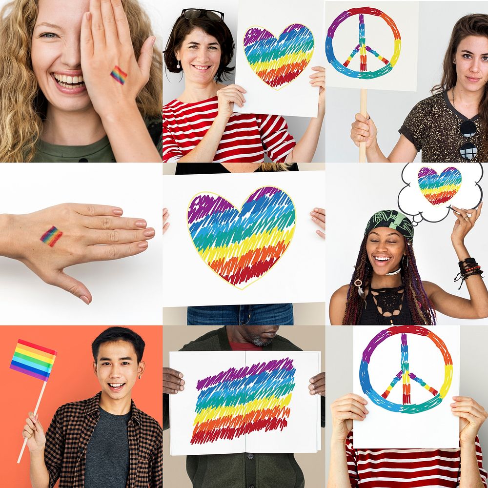 Collage of people with LGBT | Premium Photo - rawpixel