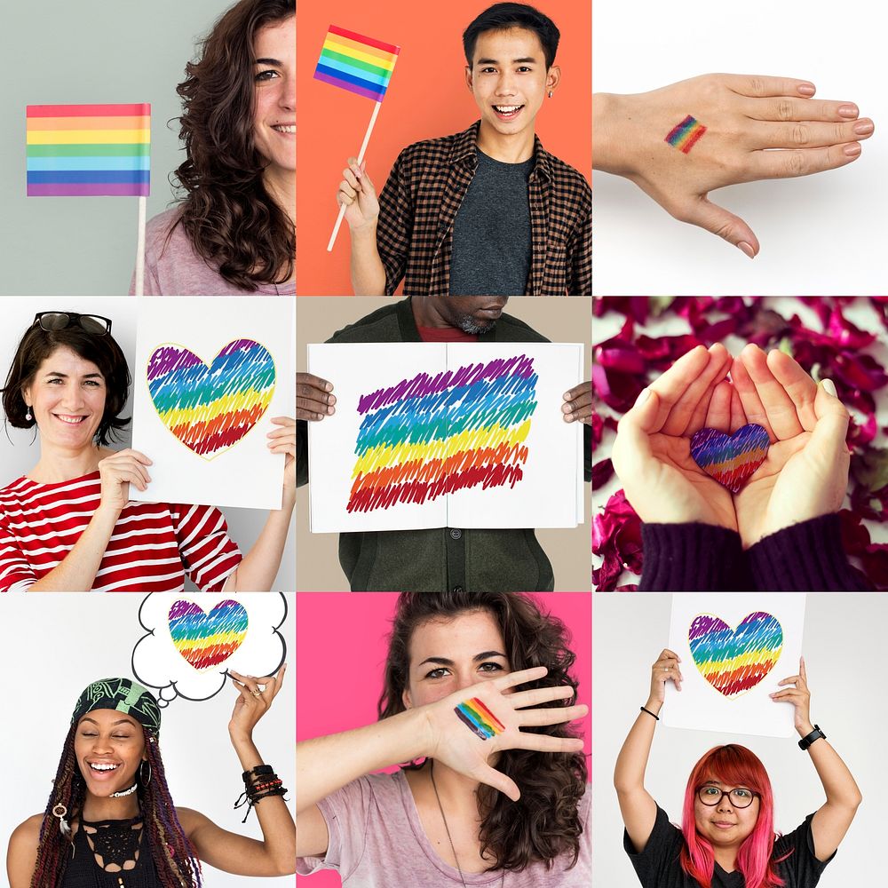 Collage of people with LGBT | Premium Photo - rawpixel
