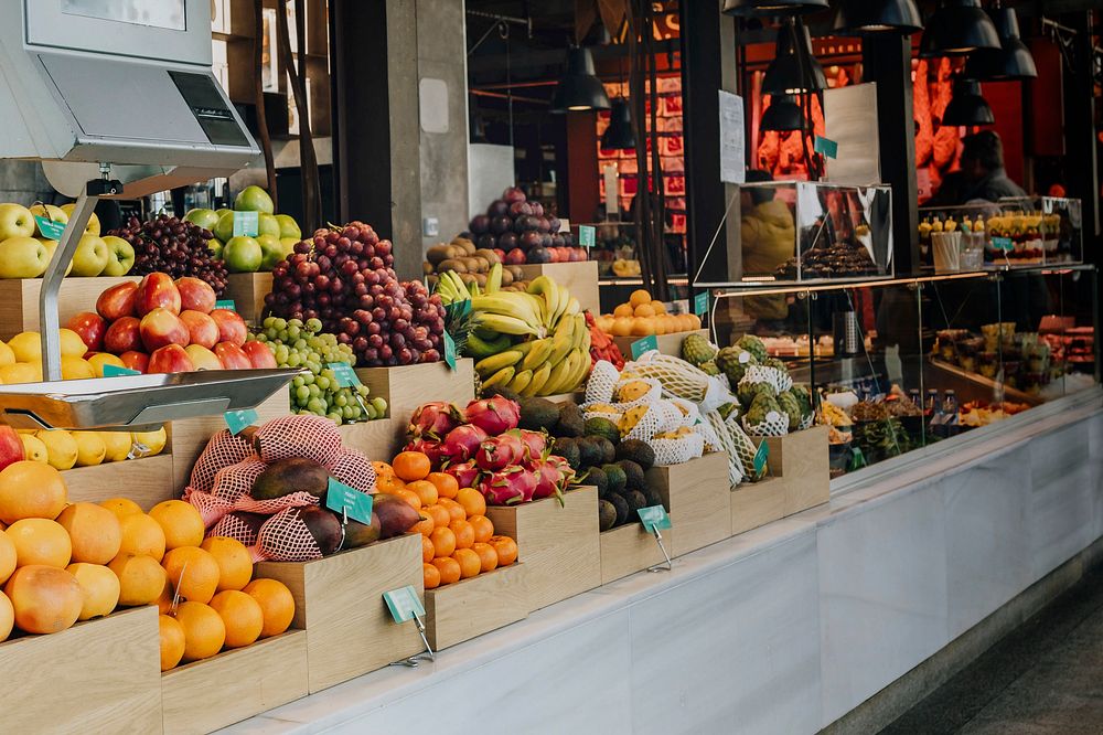 Fresh fruit stalls in San | Free Photo - rawpixel
