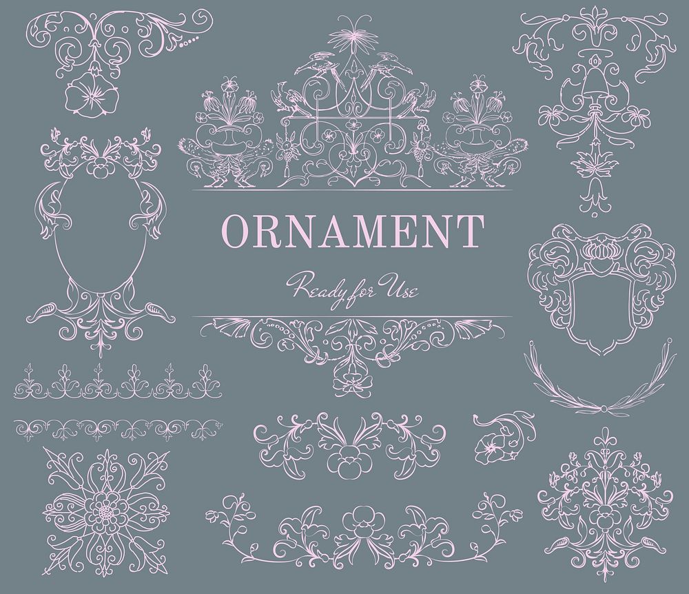 Vintage flourish ornament illustration | Premium Vector - rawpixel