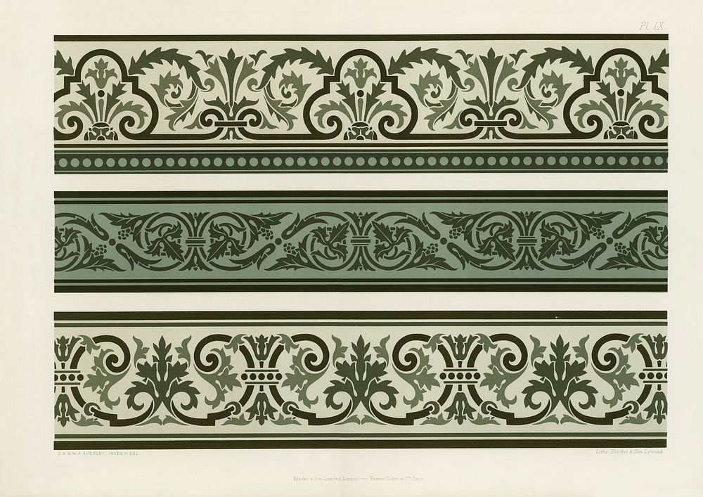 Renaissance pattern. Digitally enhanced from our | Free Photo ...