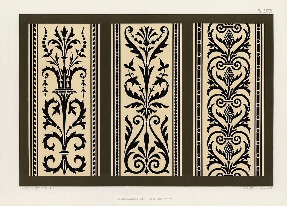 Antique Renaissance pattern. Digitally enhanced | Free Photo ...