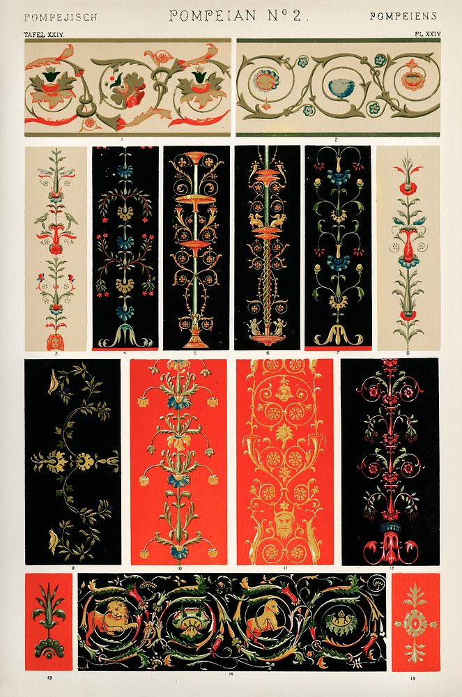 Vintage pattern illustration. Digitally enhanced | Free Photo ...