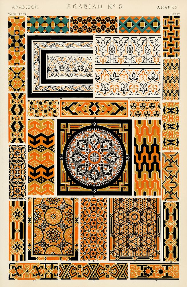 Vintage pattern illustration. Digitally enhanced | Free Photo ...