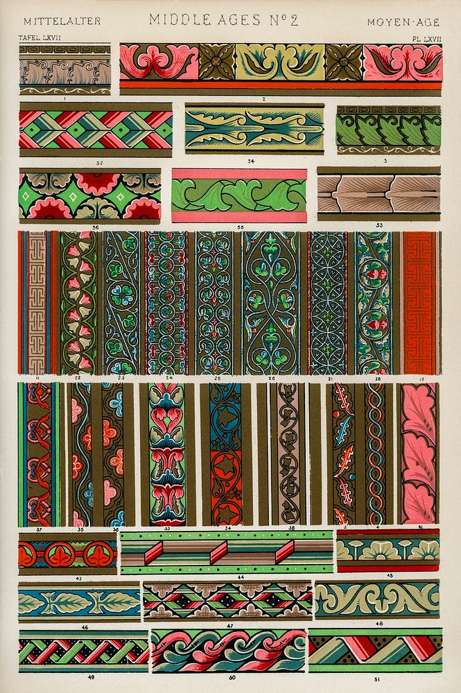 Vintage pattern illustration. Digitally enhanced | Free Photo ...