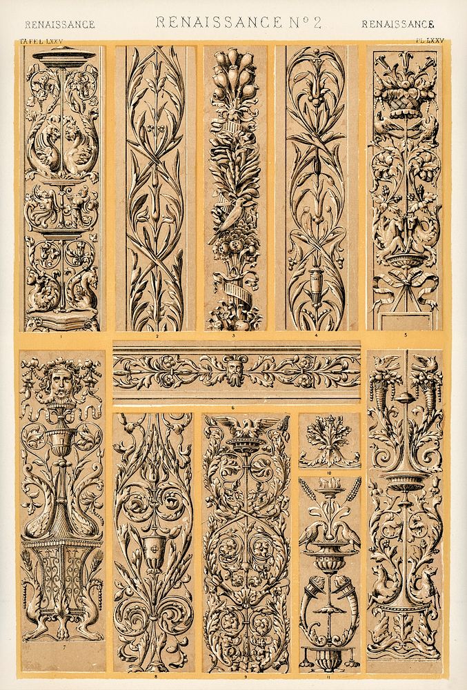 Vintage pattern illustration. Digitally enhanced | Free Photo ...