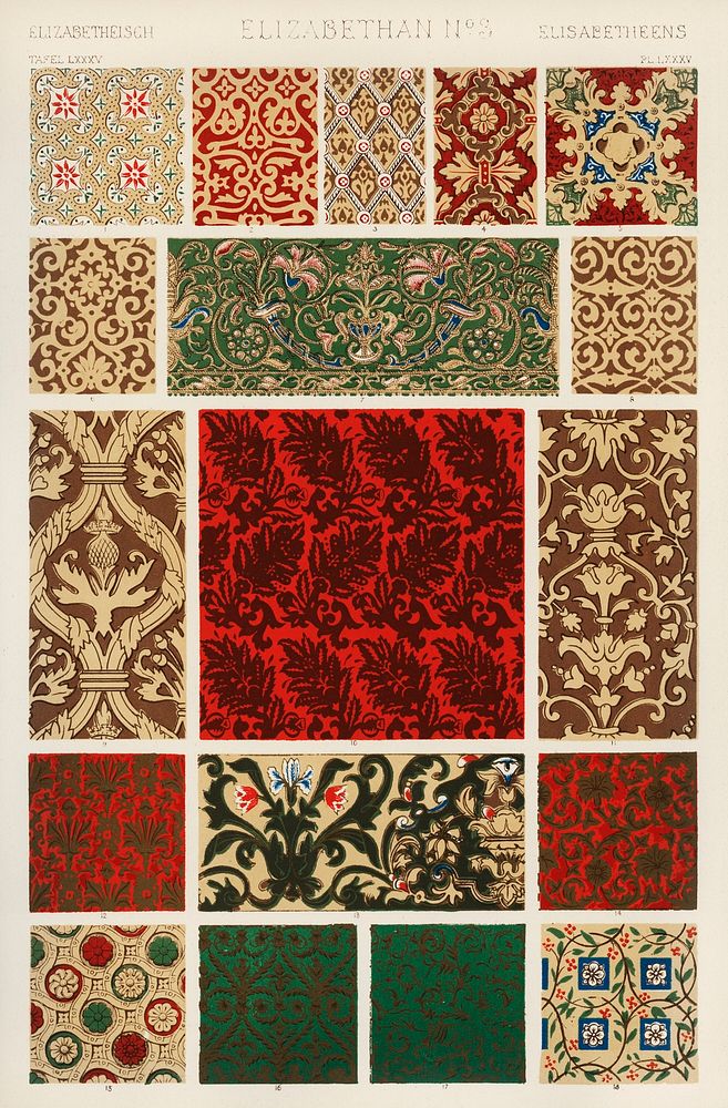 Vintage pattern illustration. Digitally enhanced | Free Photo ...