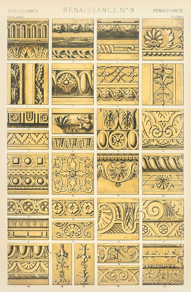 Vintage pattern illustration. Digitally enhanced | Free Photo ...