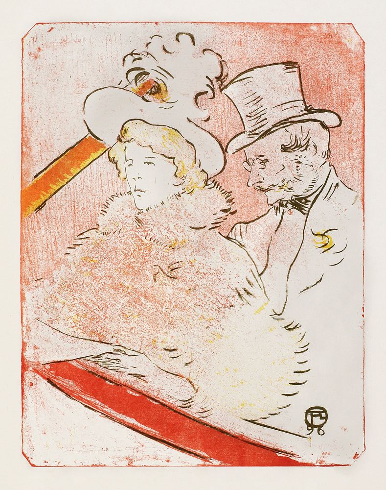 Henri de Toulouse–Lautrec, At the Concert | Free Photo Illustration ...