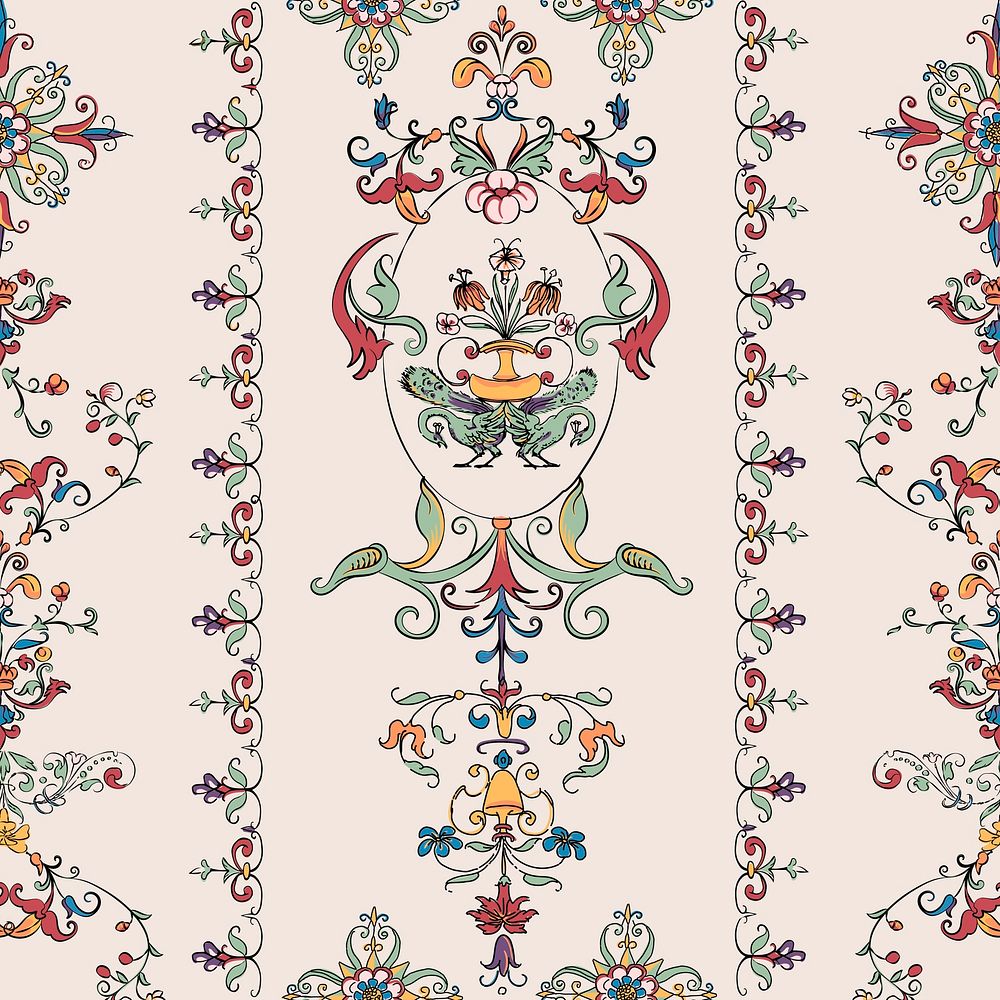 Vintage flourish pattern | Premium Vector - rawpixel
