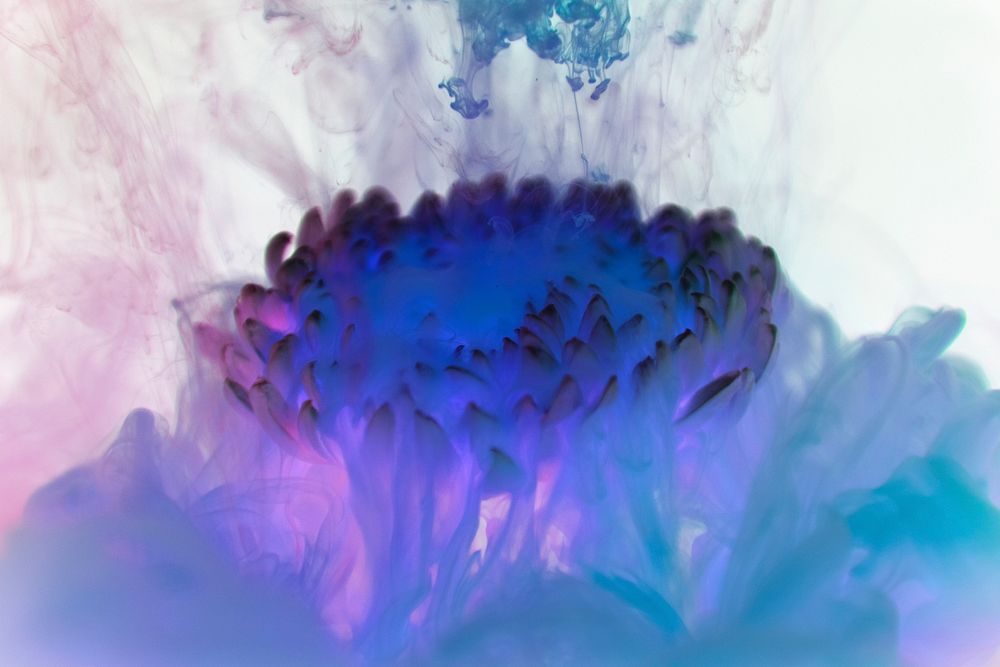 Abstract blue color drop to the water | Free Photo - rawpixel