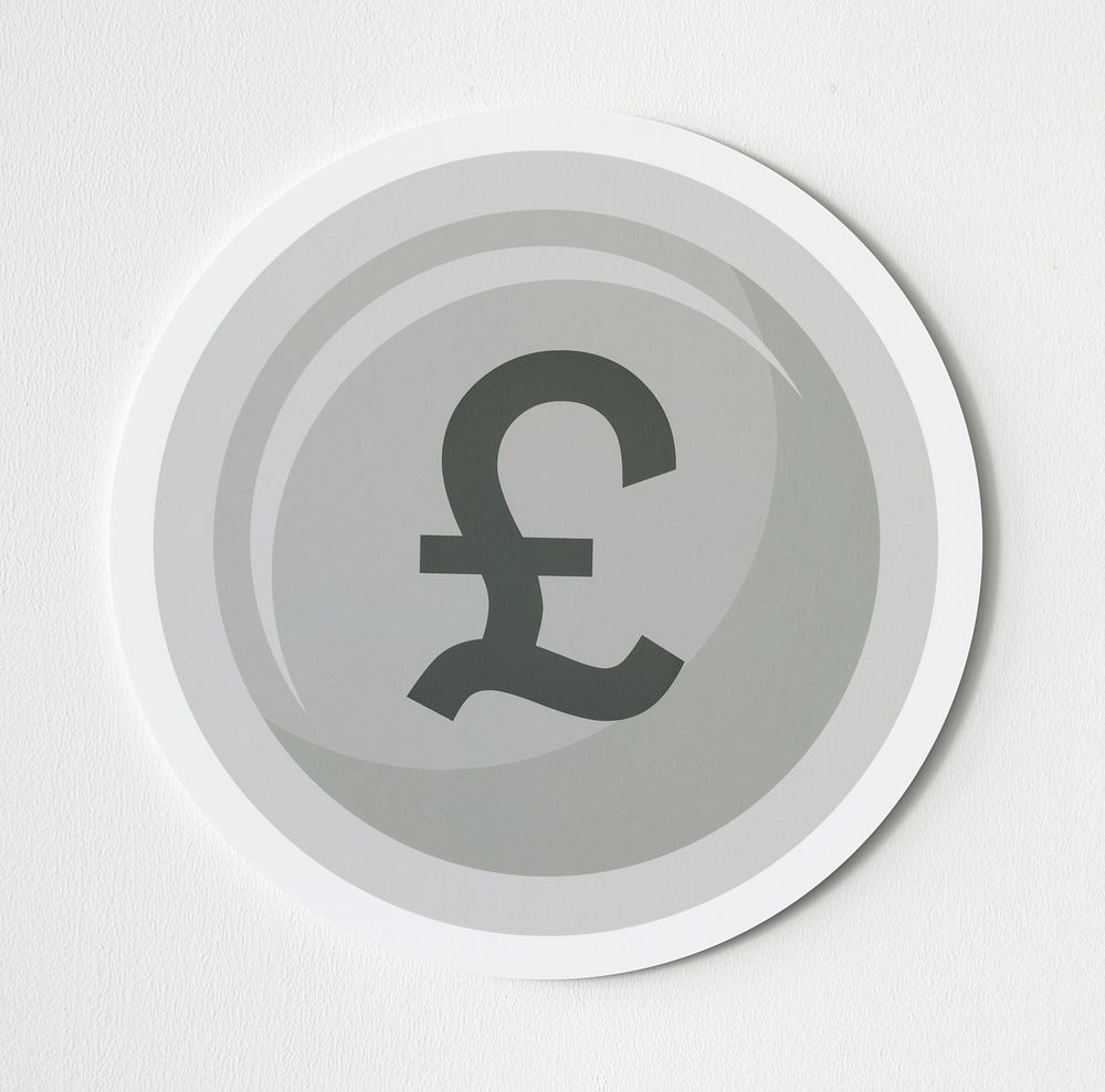 Pound sterling currency exchange icon | Free Photo - rawpixel