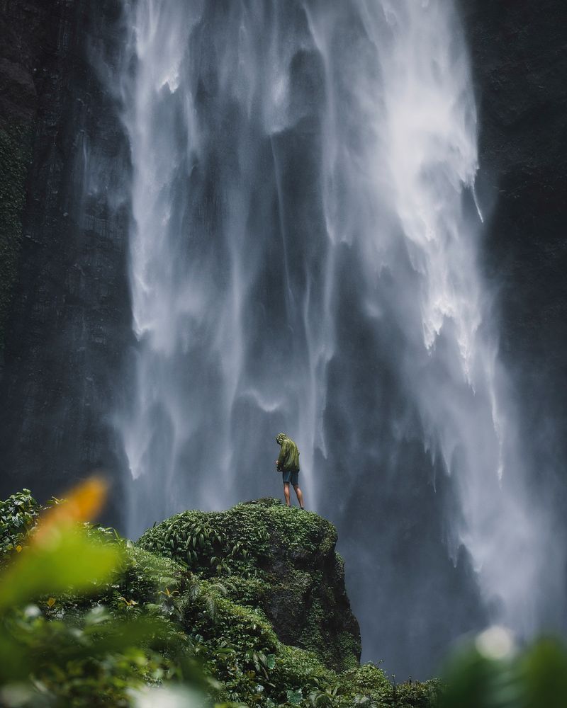 View of waterfall in Java, | Premium Photo - rawpixel