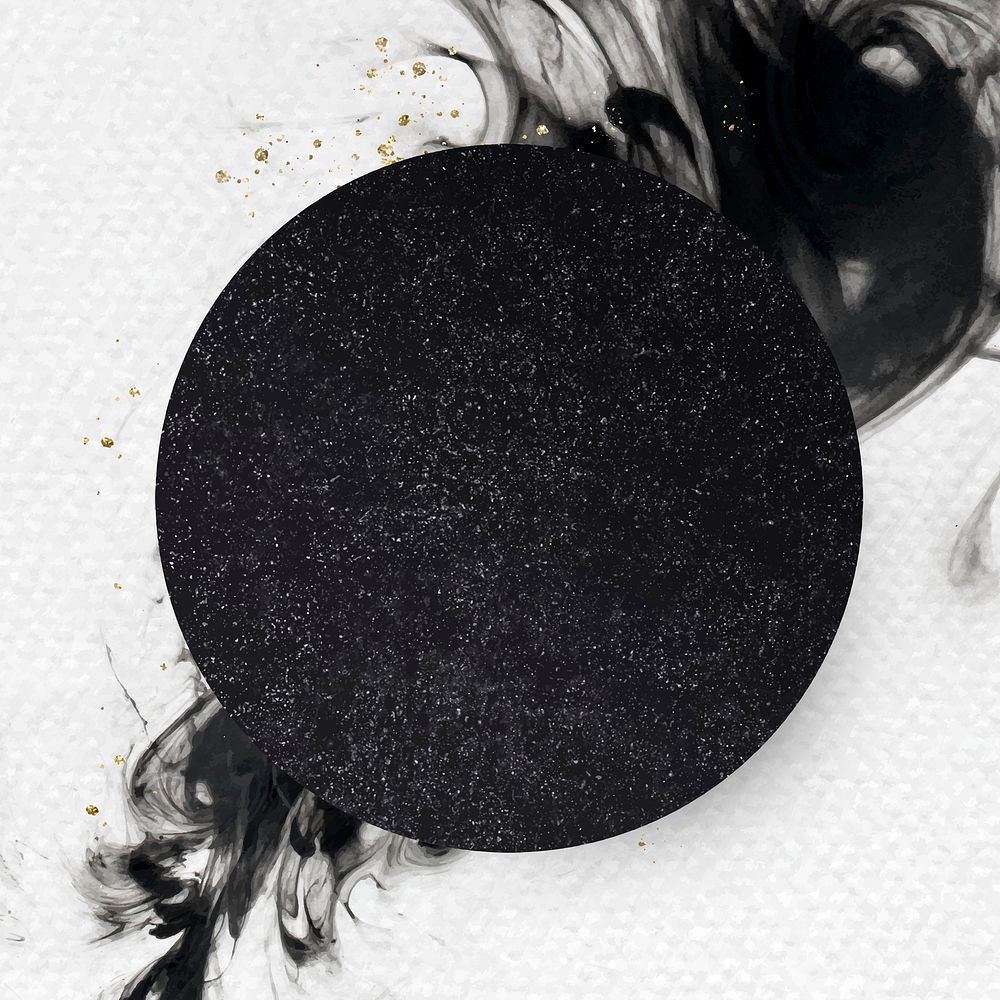 Round black abstract patterned background | Premium Vector - rawpixel