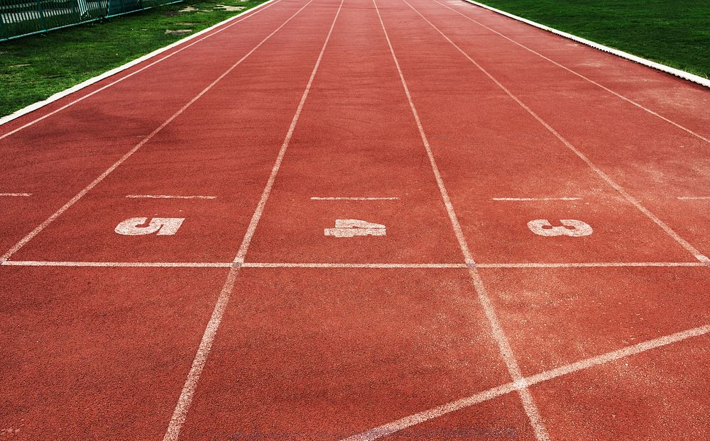 Running tracks at a stadium | Premium Photo - rawpixel