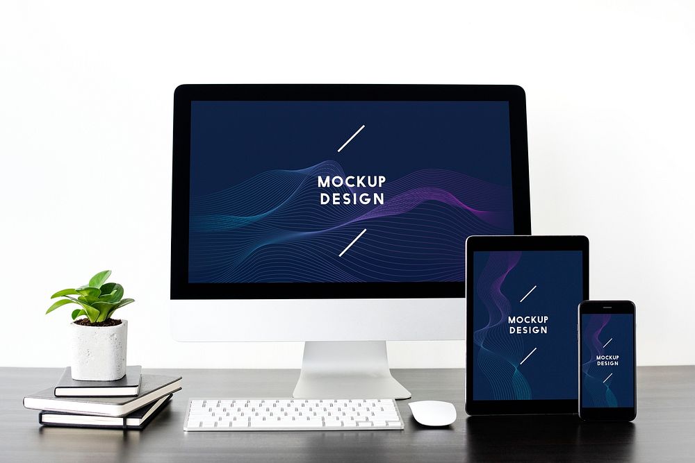 Set of digital devices screen | Premium PSD Mockup - rawpixel