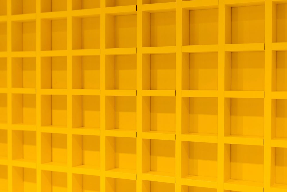 Yellow 3D wall with repetitive | Free Photo - rawpixel