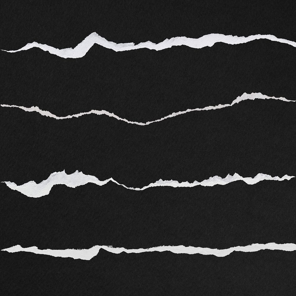 Ripped paper black background psd | Premium PSD - rawpixel