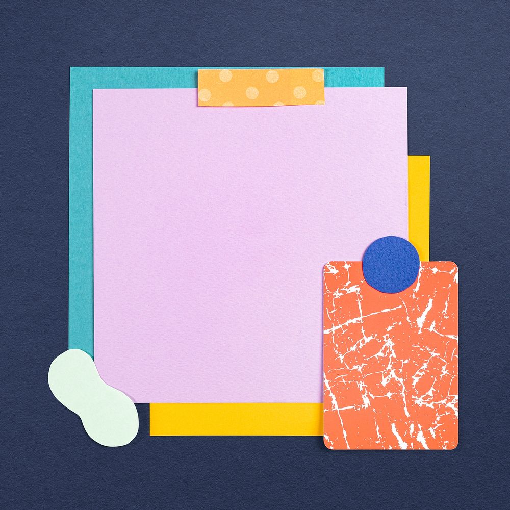 Cute sticky note mockup, stationery | Premium PSD Mockup - rawpixel