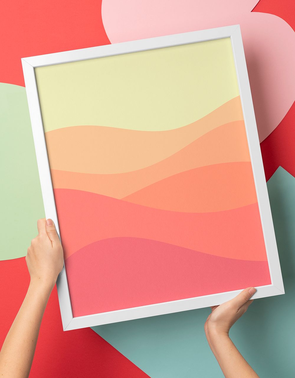 Pink gradient picture frame, aesthetic | Free Photo - rawpixel