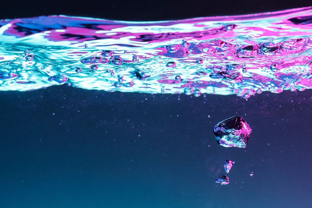 Turquoise water with bubbles | Free Photo - rawpixel