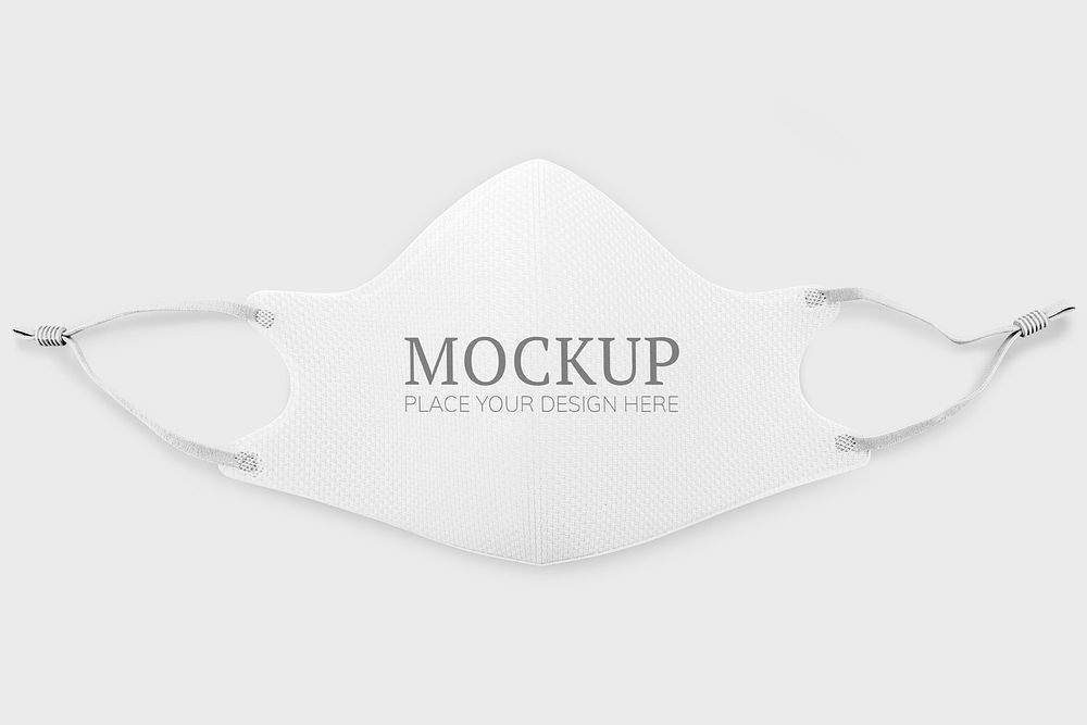 Blank white face mask mockup | Premium PSD Mockup - rawpixel