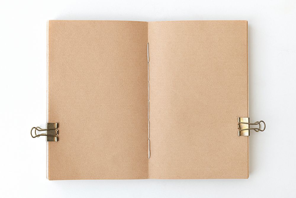 Blank plain natural paper notebook | Free Photo - rawpixel