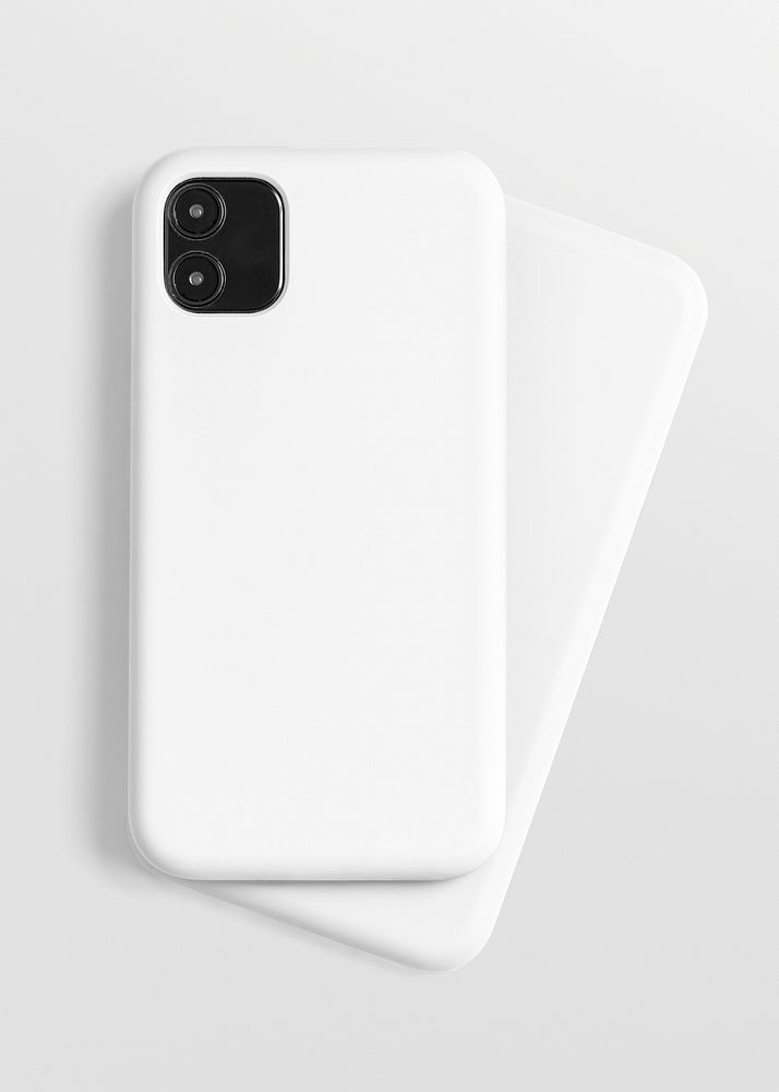 White smartphone case mockup psd | Premium PSD Mockup - rawpixel