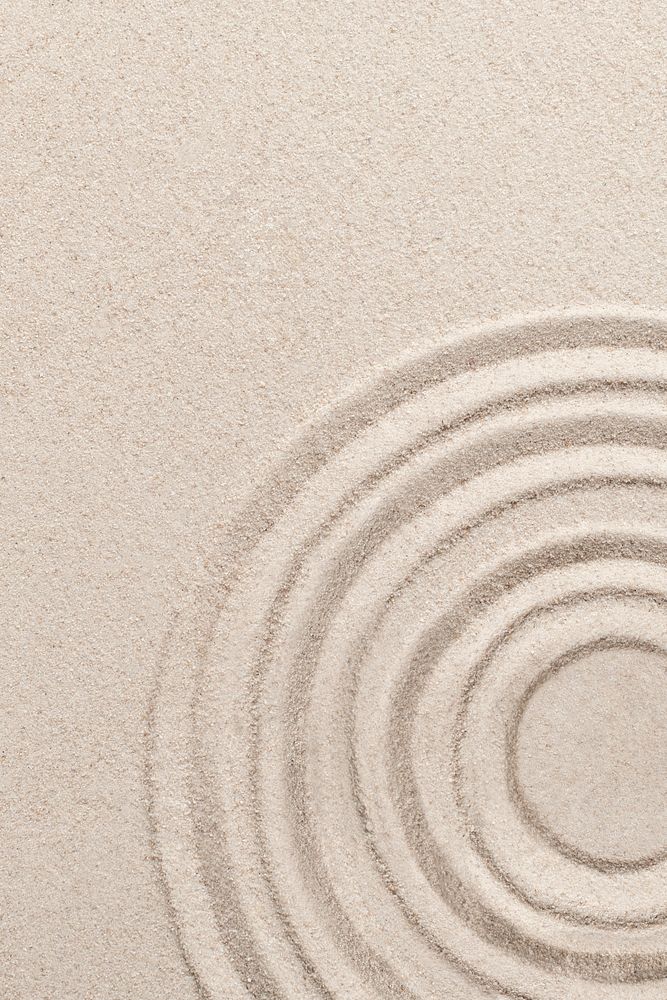 Circle zen sand background in mindfulness | Free Photo - rawpixel