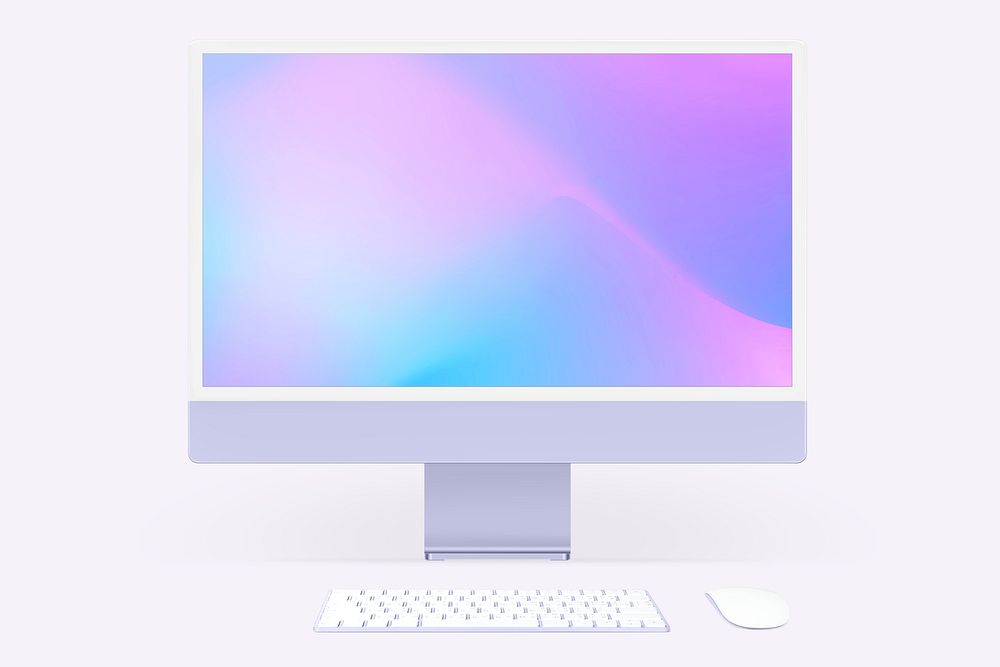 Computer desktop screen mockup psd | Premium PSD Mockup - rawpixel