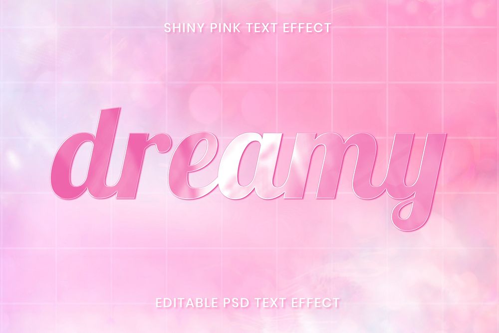 Shiny pink text effect psd | Free PSD Add-on - rawpixel
