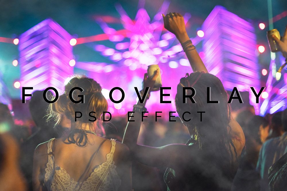 Fog overlay texture PSD effect | Free PSD Add-on - rawpixel