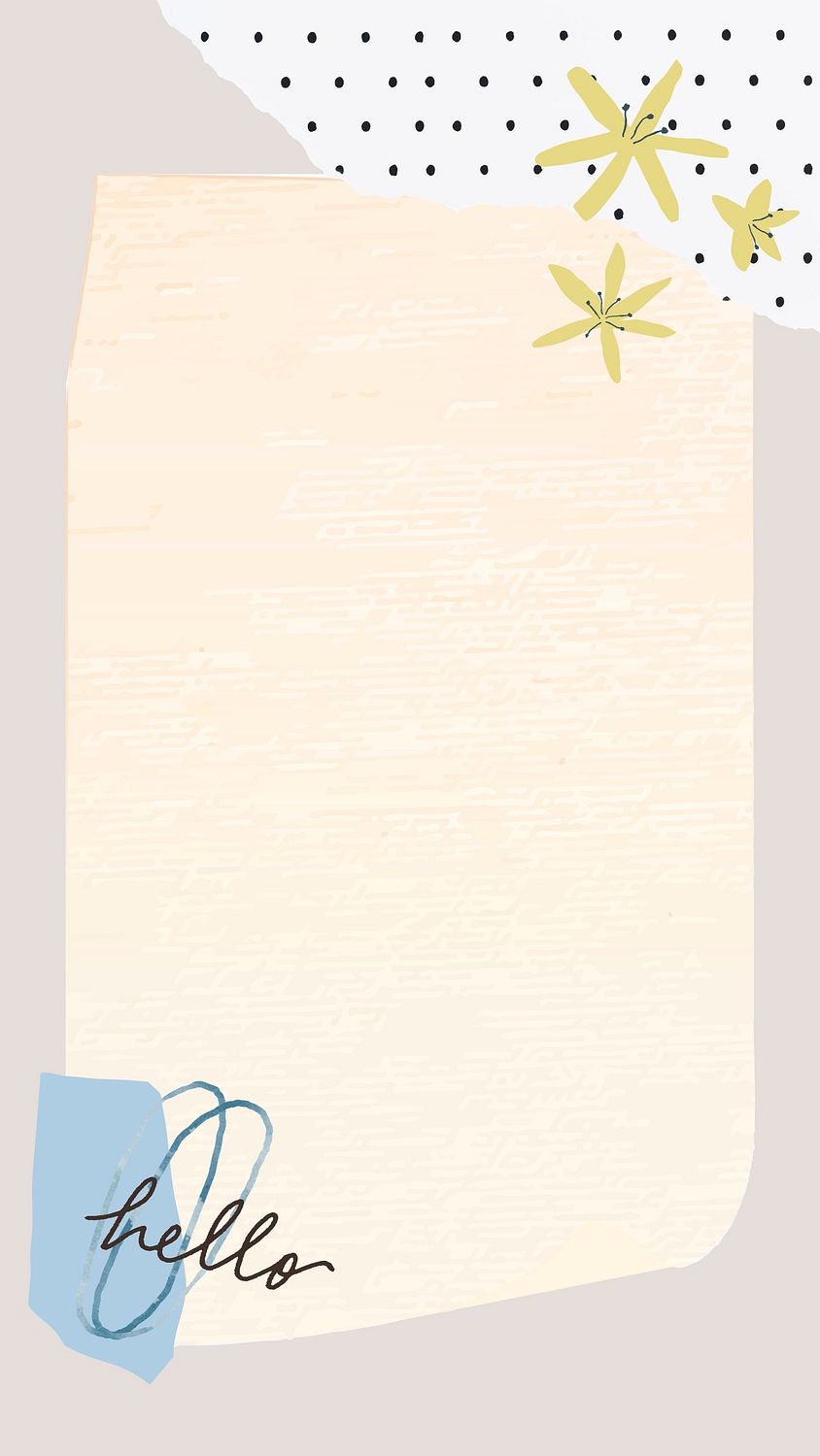 Aesthetic Paper Note Background Wallpaper | Premium Psd - Rawpixel