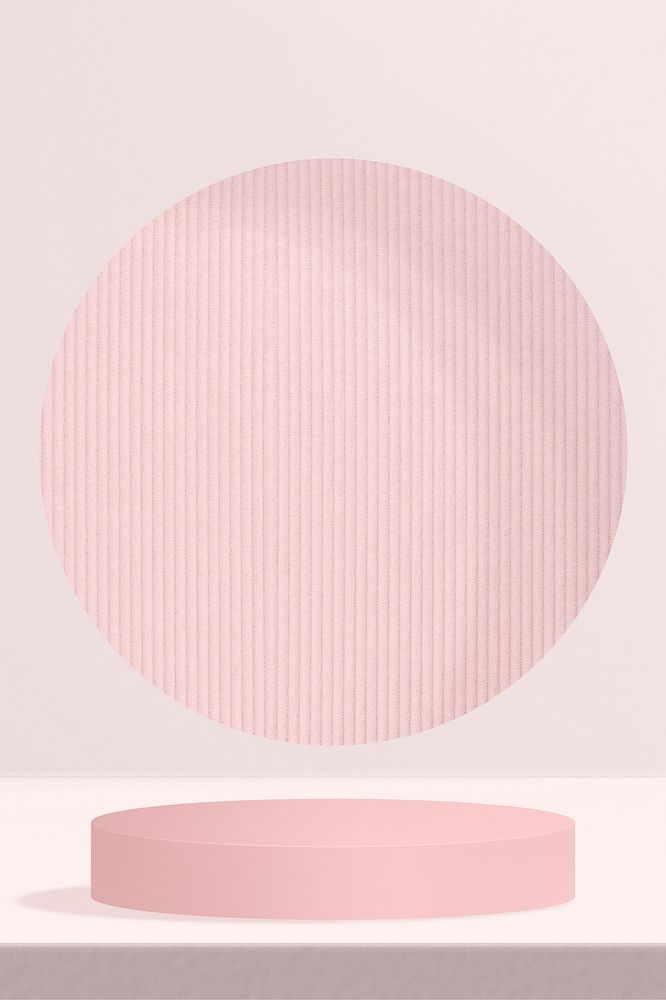 Pink product backdrop with design | Free Photo - rawpixel