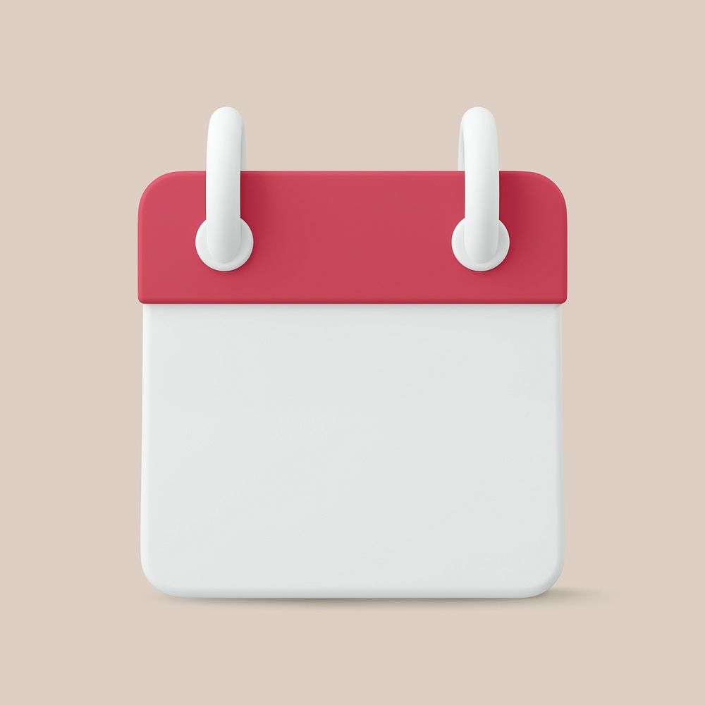 Calendar clipart, 3D business appointment | Premium PSD - rawpixel