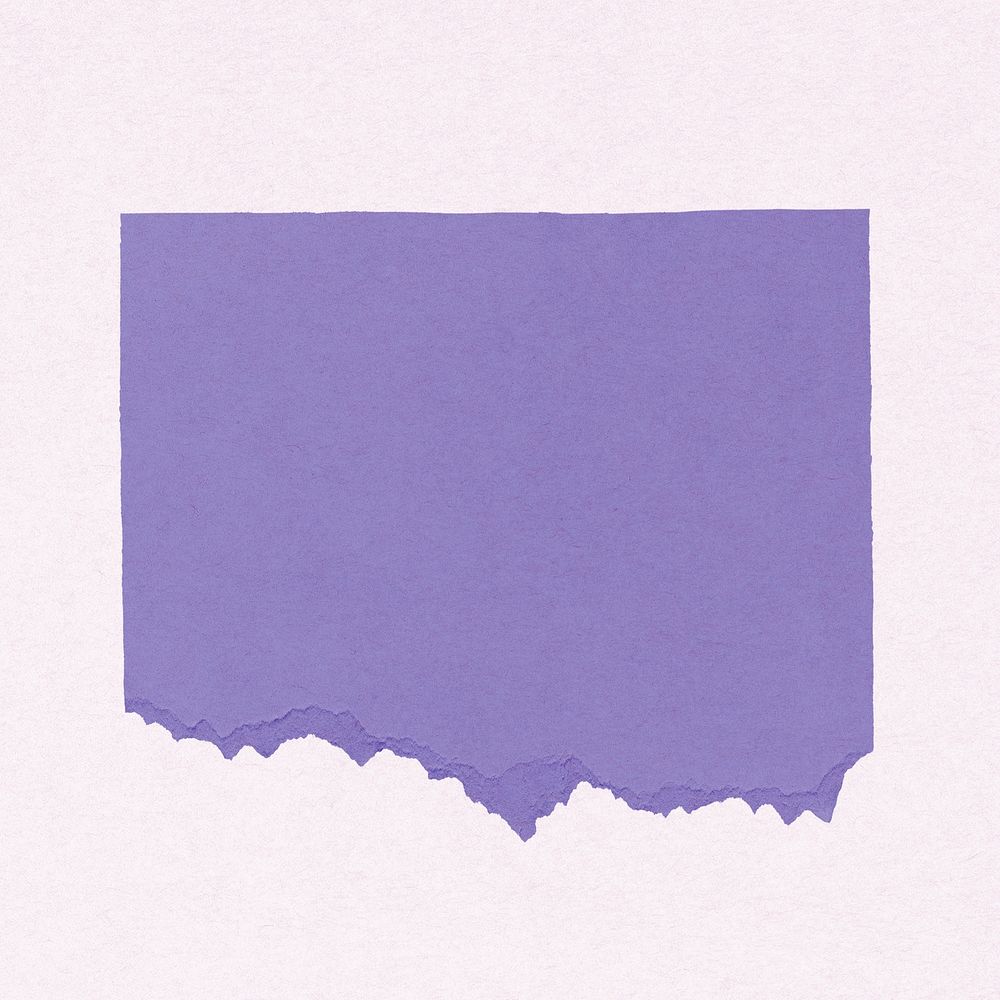 Purple ripped paper sticker, scrapbook | Premium PSD - rawpixel