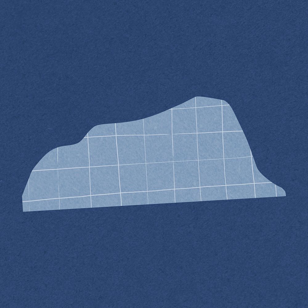 Abstract shape sticker, paper craft | PSD - rawpixel